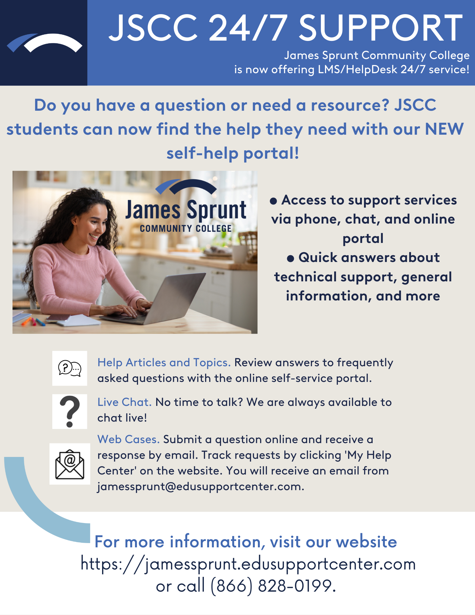 Just Ask Tech Support - James Sprunt Community College