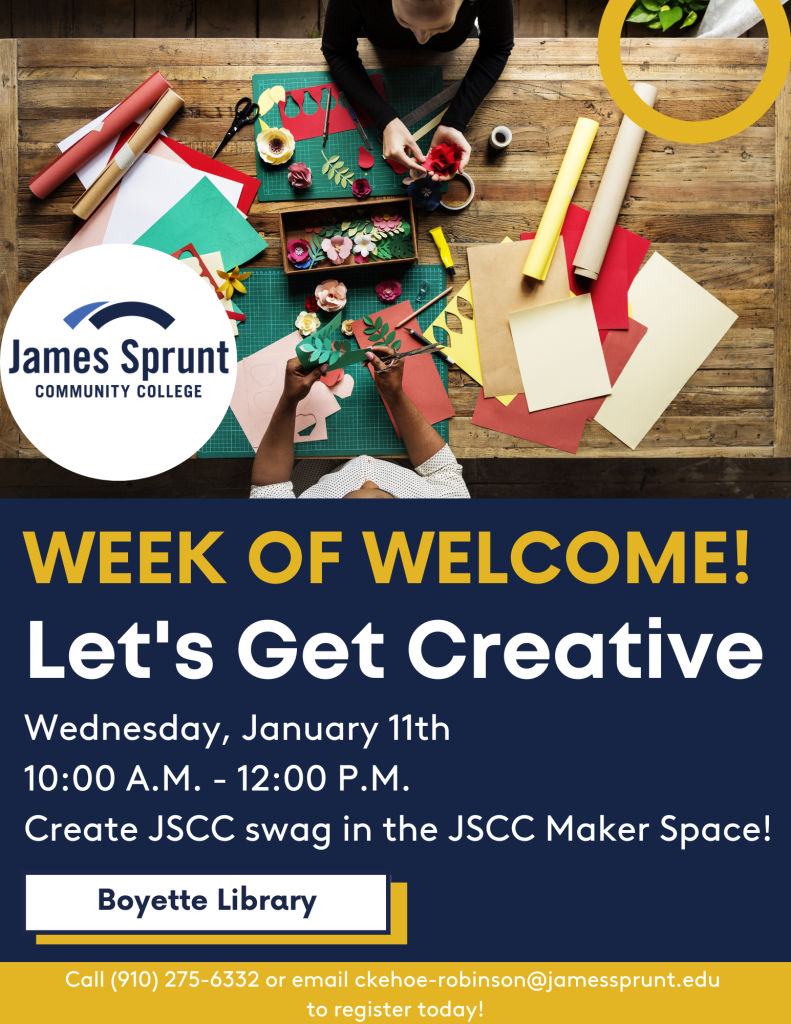 WOW Let's Get Creative! - James Sprunt Community College