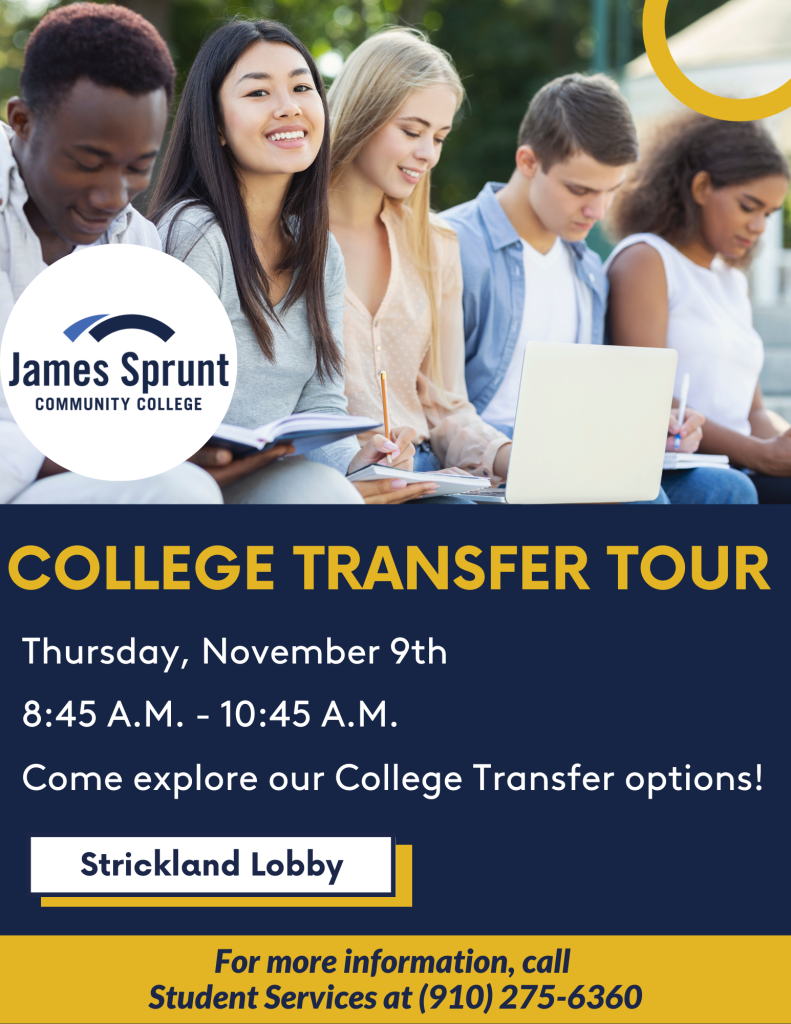 College Transfer Tour - James Sprunt Community College