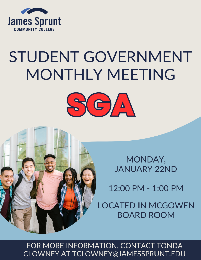 SGA Meeting - James Sprunt Community College
