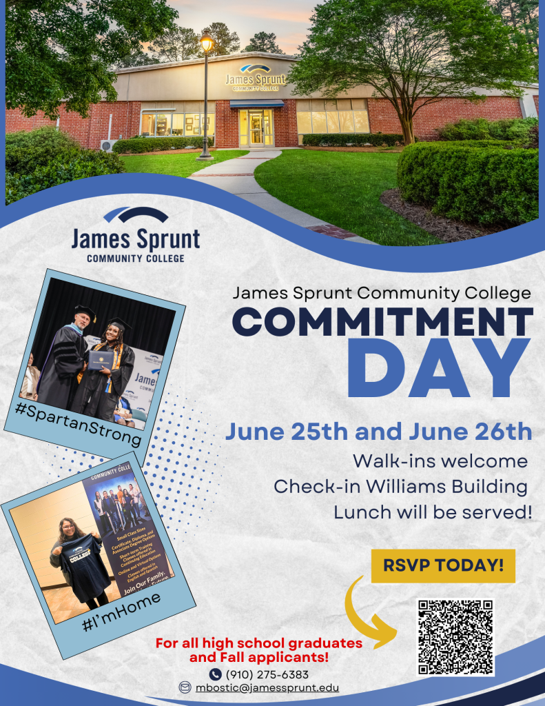 James Sprunt Community College Commitment Day - James Sprunt Community ...