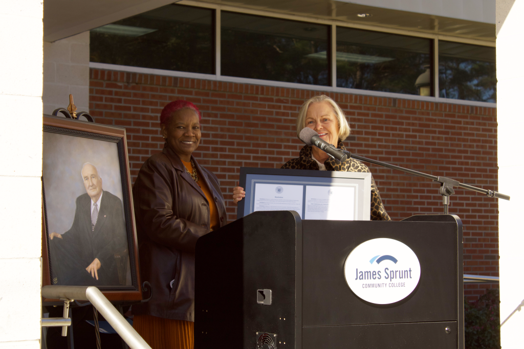 JAMES SPRUNT COMMUNITY COLLEGE DEDICATES NURSING WING IN HONOR OF ...